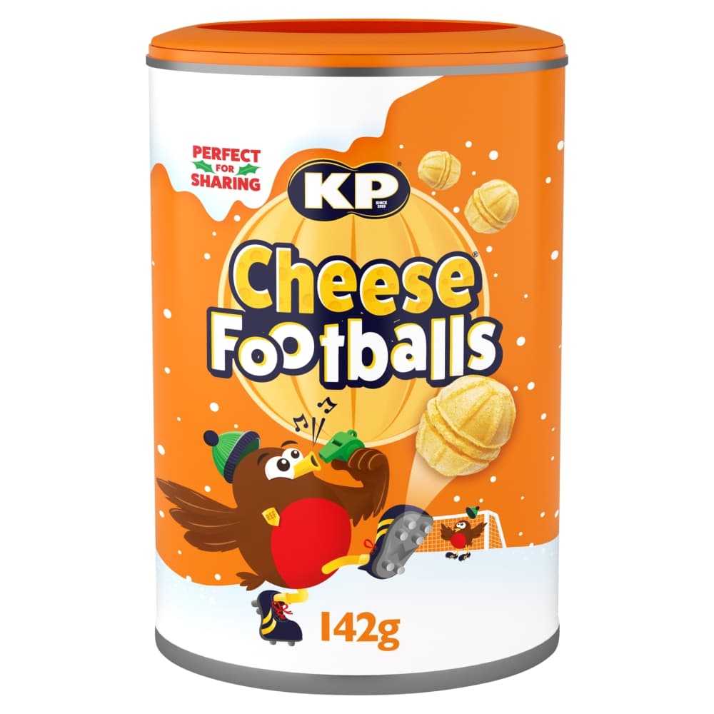 KP Cheese Footballs Tin 142g | Wholesale Sweets