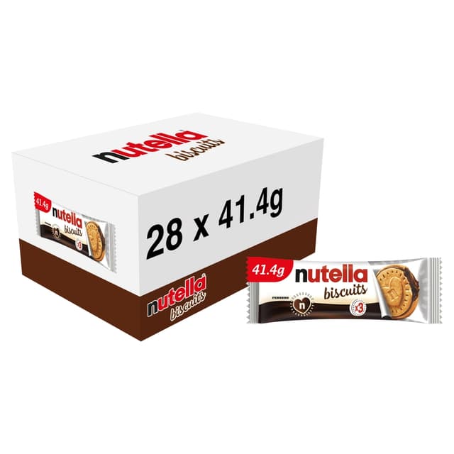 Nutella Biscuits - 28 x 41.4g Packs | Wholesale Sweets