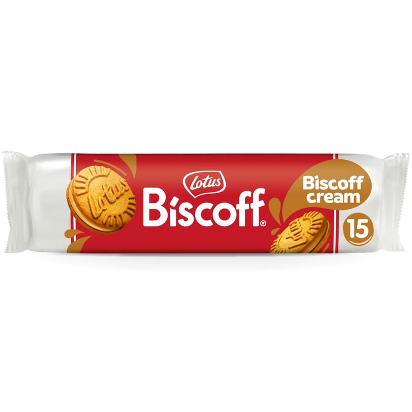 Lotus Biscoff Sandwich Biscoff Cream Biscuits - 9 x 150g Packs ...