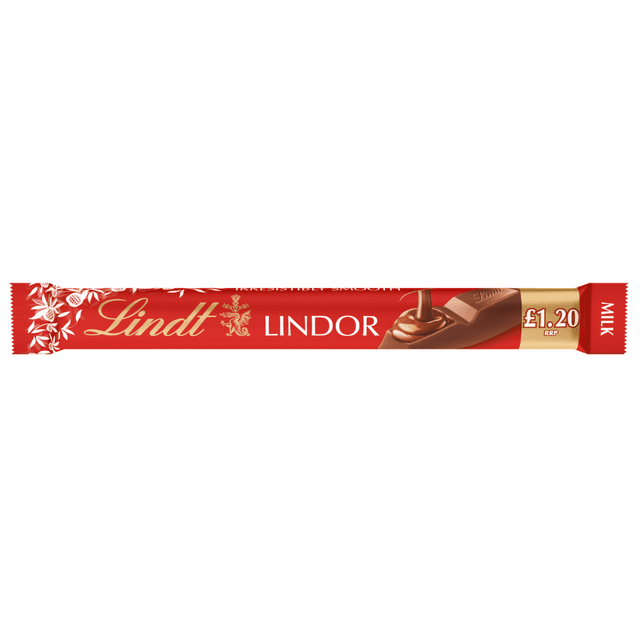 Lindt Lindor Milk Chocolate Treat Bar - 24 x 38g Bars